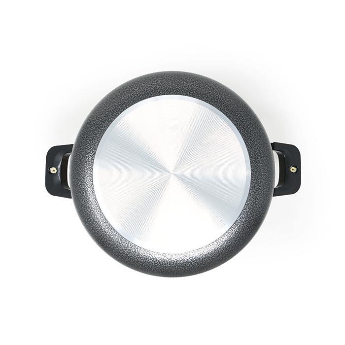 Aluminum Nonstick Wide Low Stock Pots & Lids – Bi Ace Cook